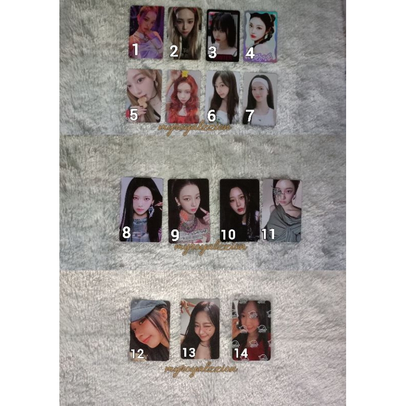 Jual Ready aespa Photocard Official Karina Giselle Winter Ningning Trading Card TC Karina ...