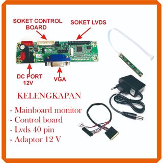 Jual universal board monitor lcd LED mainboard monitor layar laptop 10 ...