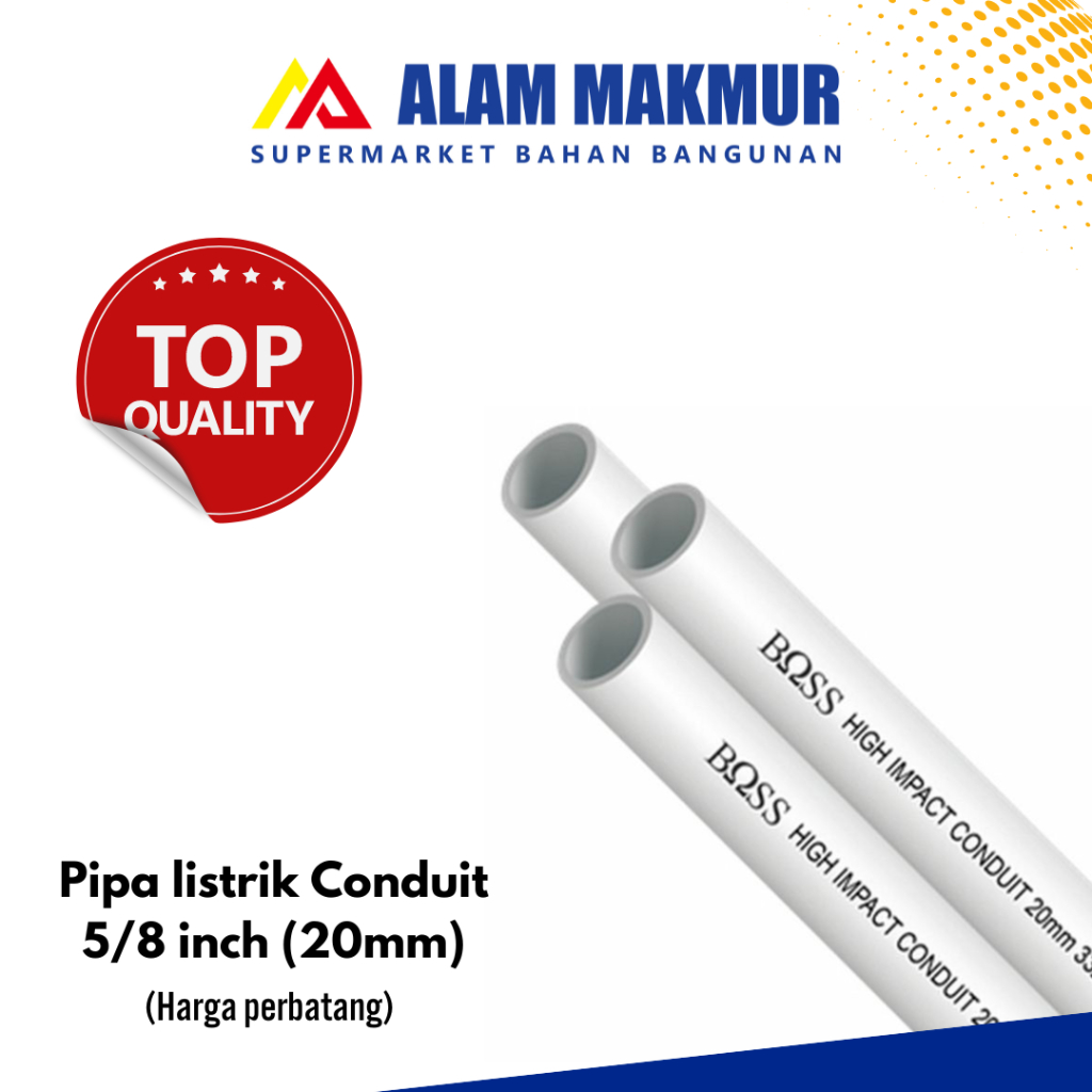 Jual pipa listrik conduit 20mm/panjang 4 meter | Shopee Indonesia