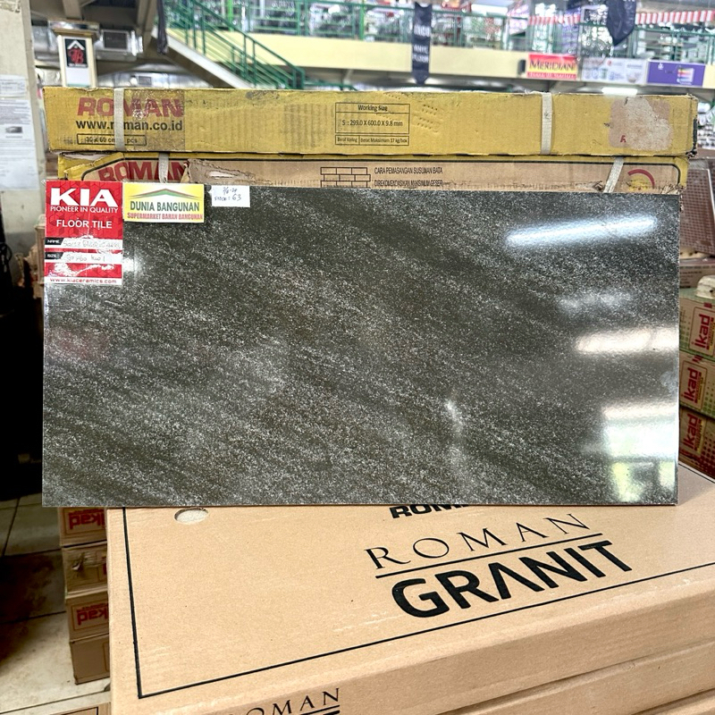 Jual Keramik30x60 KIA Sandy Black KW1 Keramik Dinding Cutting Glossy ...