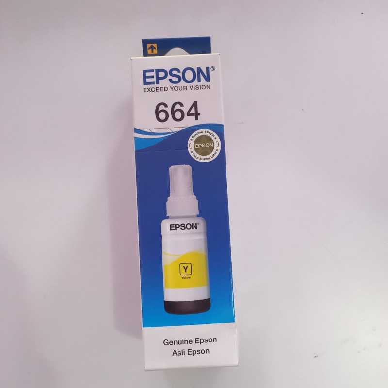 Jual Tinta Epson 664 Yellow Original | Shopee Indonesia