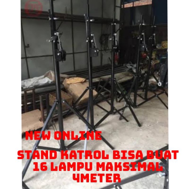 Jual STAND KATROL BISA BUAT 16 BUAH LAMPU PARLED FULL BESI TINGGI ...