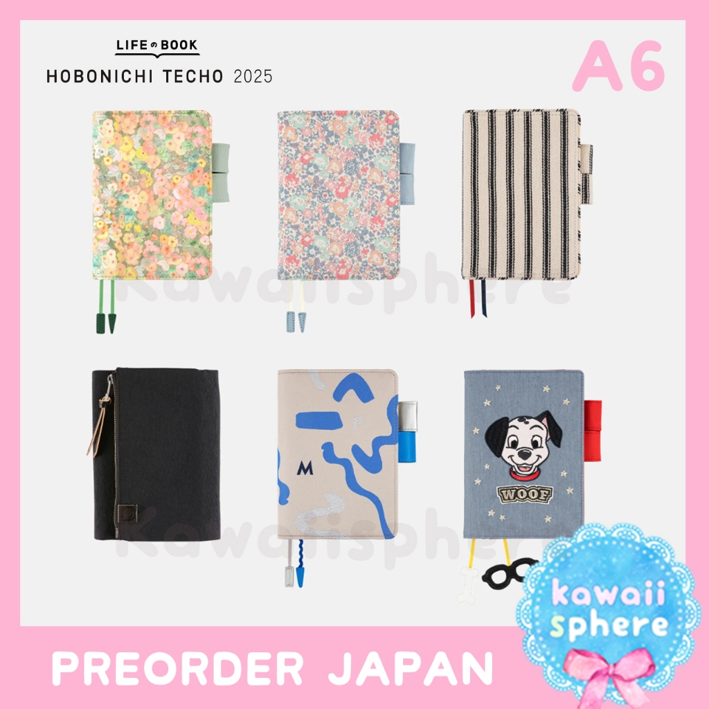 Jual Hobonichi Techo 2025 A6 (Cover Only) | Liberty Fabrics / Tragen ...