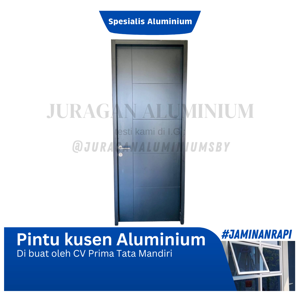 Jual Pintu Utama / Pintu Kamar Aluminium ACP Full Panel Minimalis (FULL ...