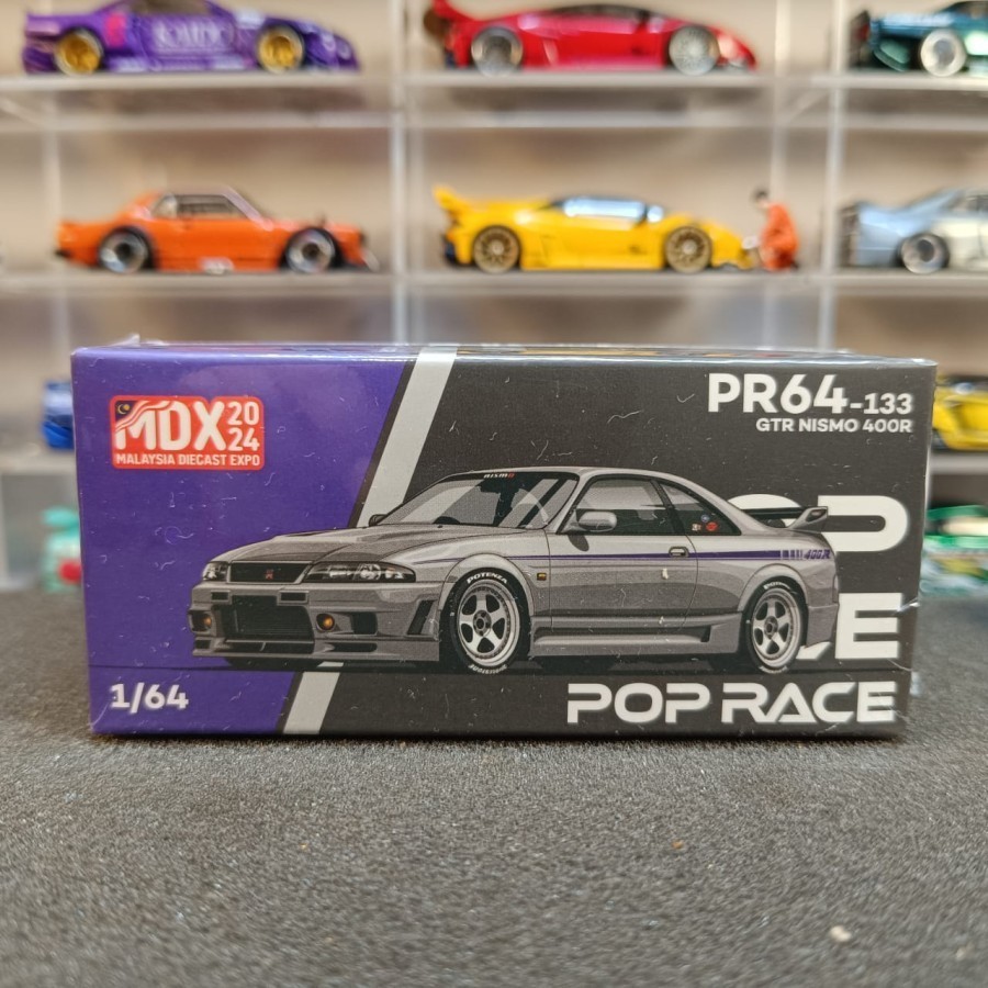 Jual Pop Race 1:64 Nissan Skyline GTR R33 Nismo 400R Zamac Malaysia ...