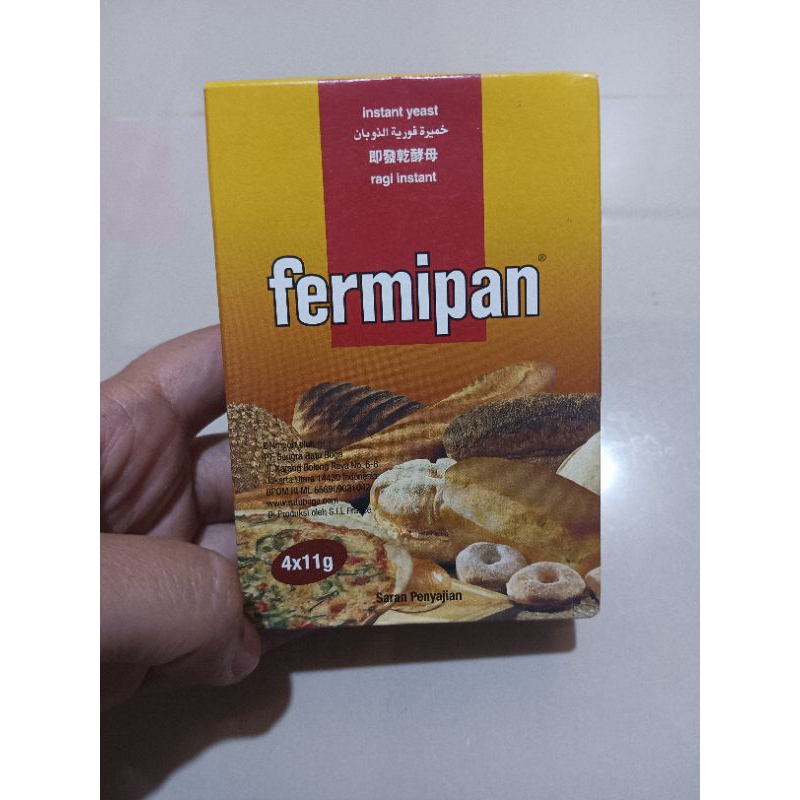 Jual fermipan ragi instant kemasan sachet 11 gr instant yeast | Shopee ...