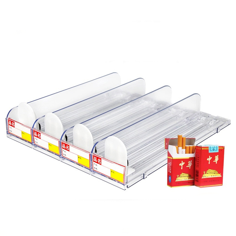 Jual 28cm Rak rokok acrylic magnet Pusher rokok akrilik Rak rokok ...