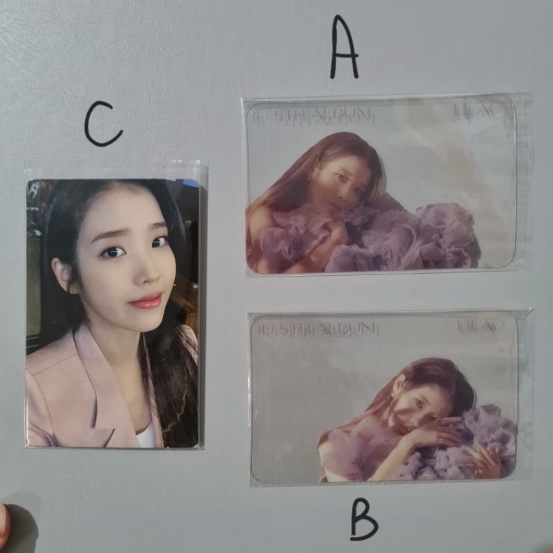 Jual [READY STOCK] IU OFFICIAL TRANSPARENT PHOTOCARD + BENEFIT PC (DARI ...