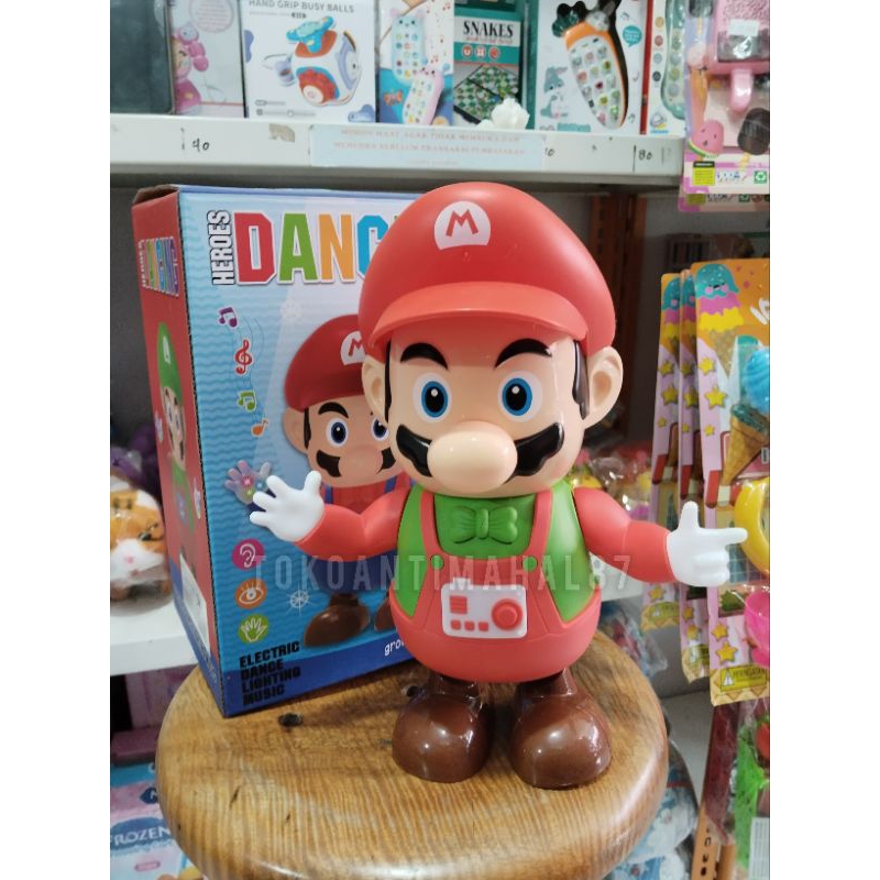 Jual Dancing Mario Bros/Mainan Robot mario dance | Shopee Indonesia