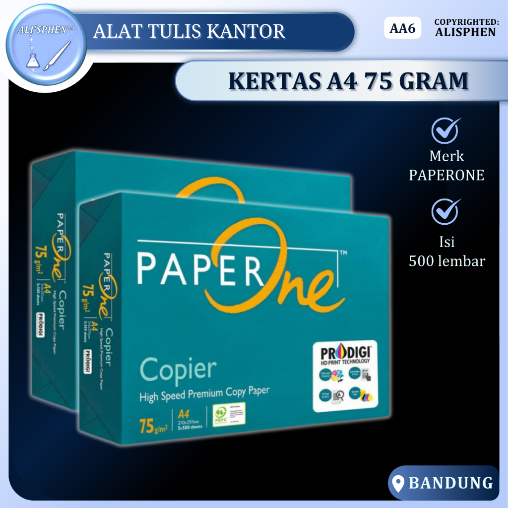Jual Kertas A4 75 gram PaperOne | Shopee Indonesia