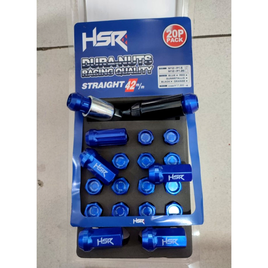 Jual Baut roda mur roda isi 20pcs plus baut bintang merk HSR ukuran 1,5 ...