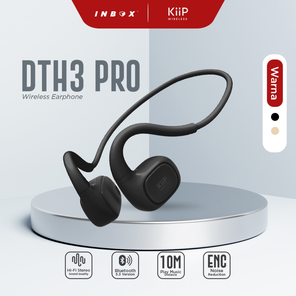 Jual KiiP Wireless DTH3 Pro OWS Open Ear Wireless Earphone TWS ...