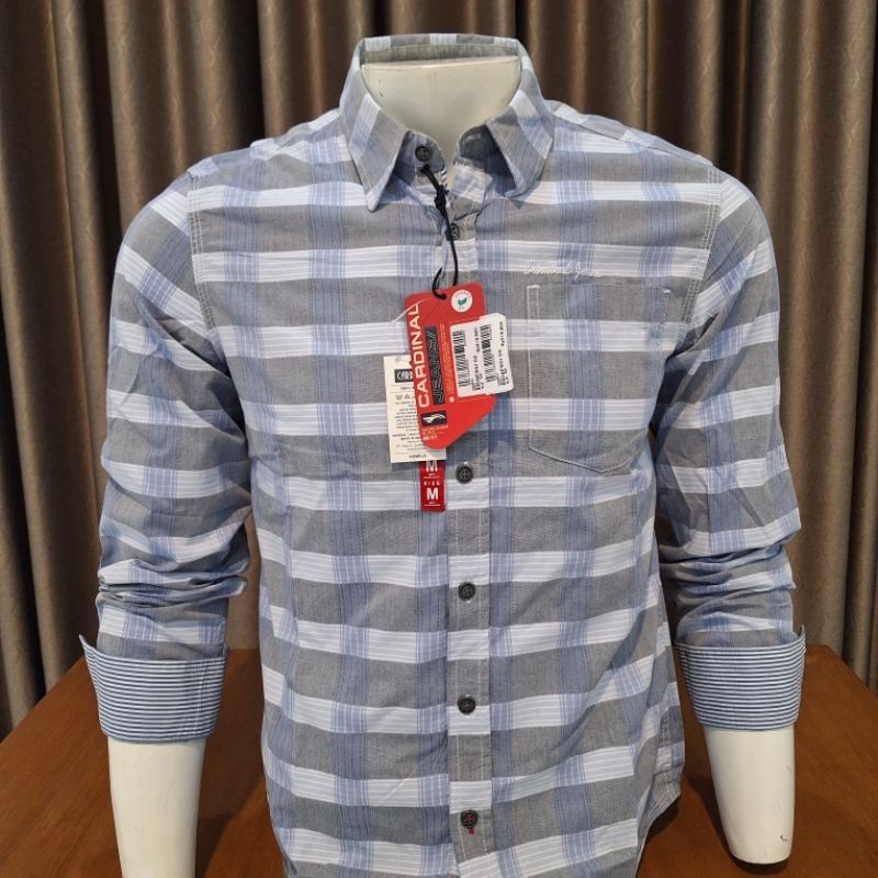Jual Cardinal Kemeja Pria Jeans Casual Original Premium Quality New ...