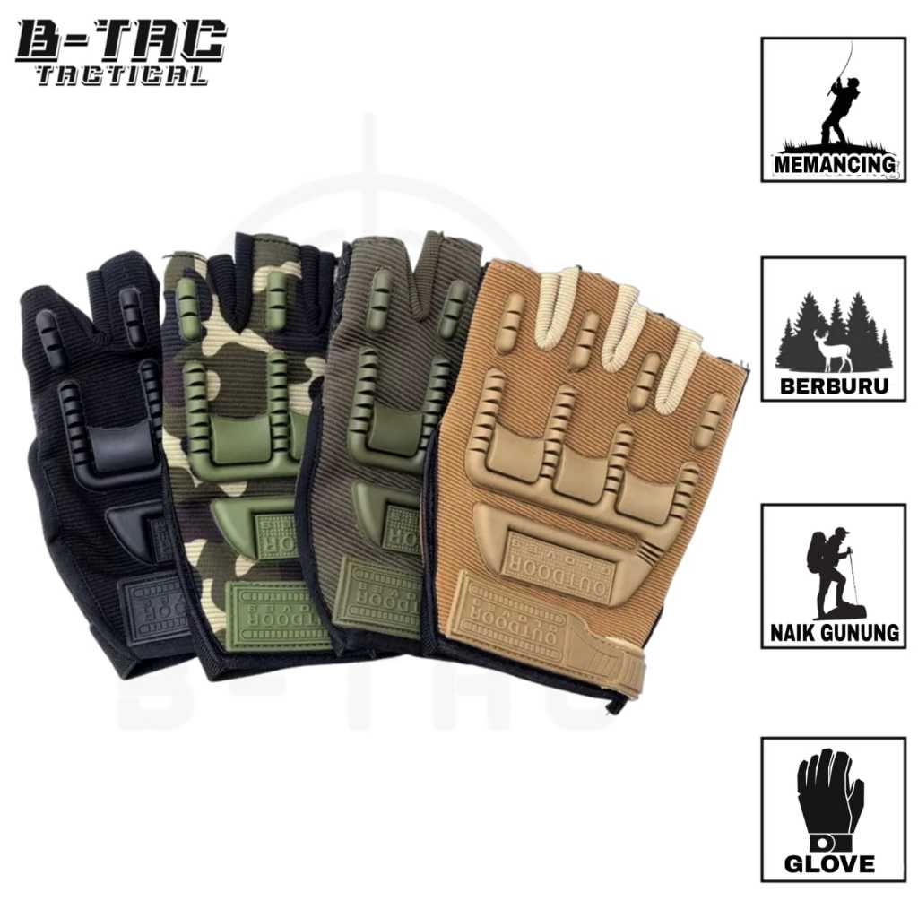 Jual [IMPACT] Sarung Tangan Motor/Sarung Tangan Tactical Import/Sarung ...