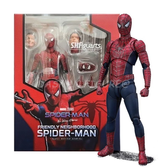 Jual Marvel Spider-Man: No Way Home Figures SHF Tobey Maguire Spiderman ...