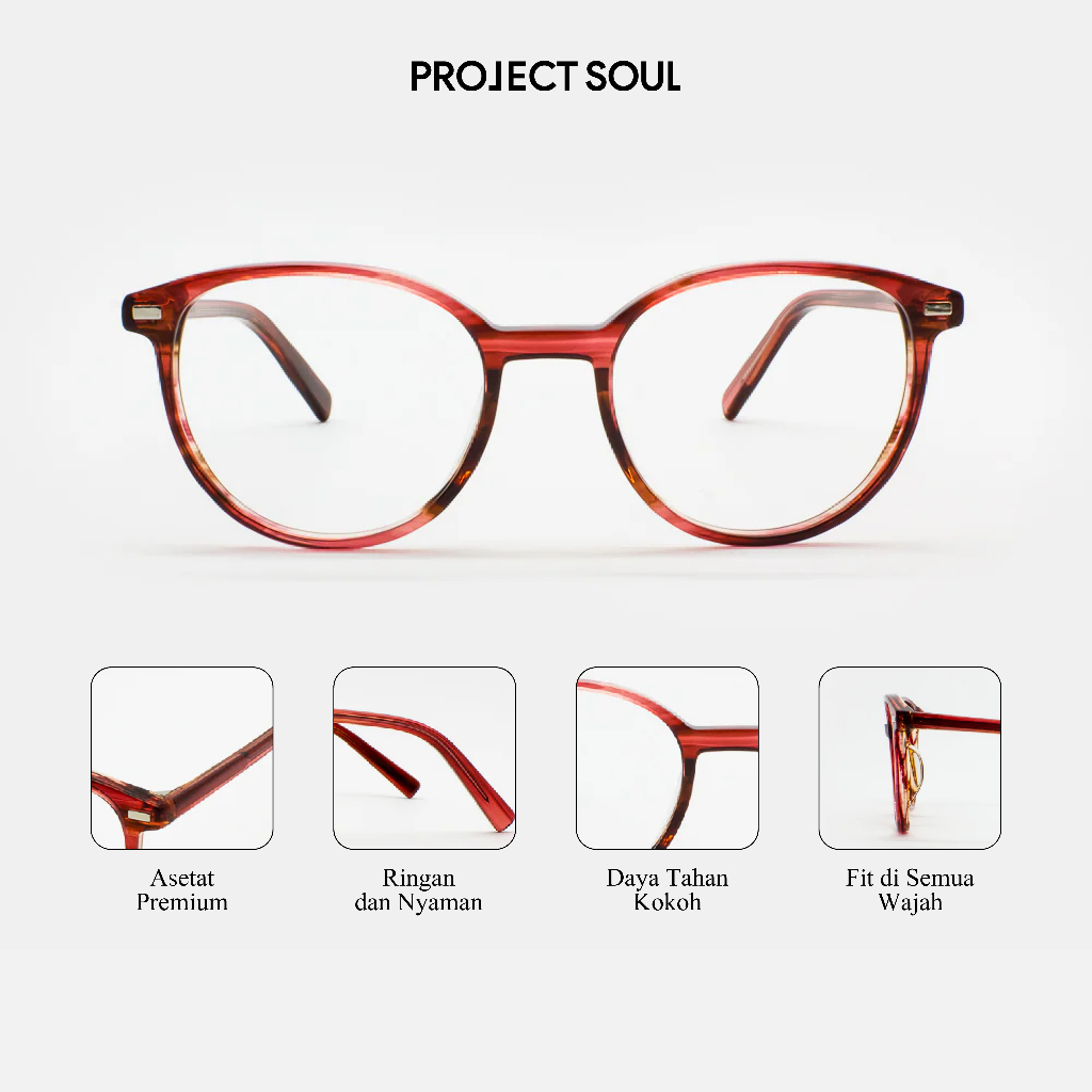 Jual Project Soul - Mona Eyewear Frame | Kacamata Baca Wanita / pria ...