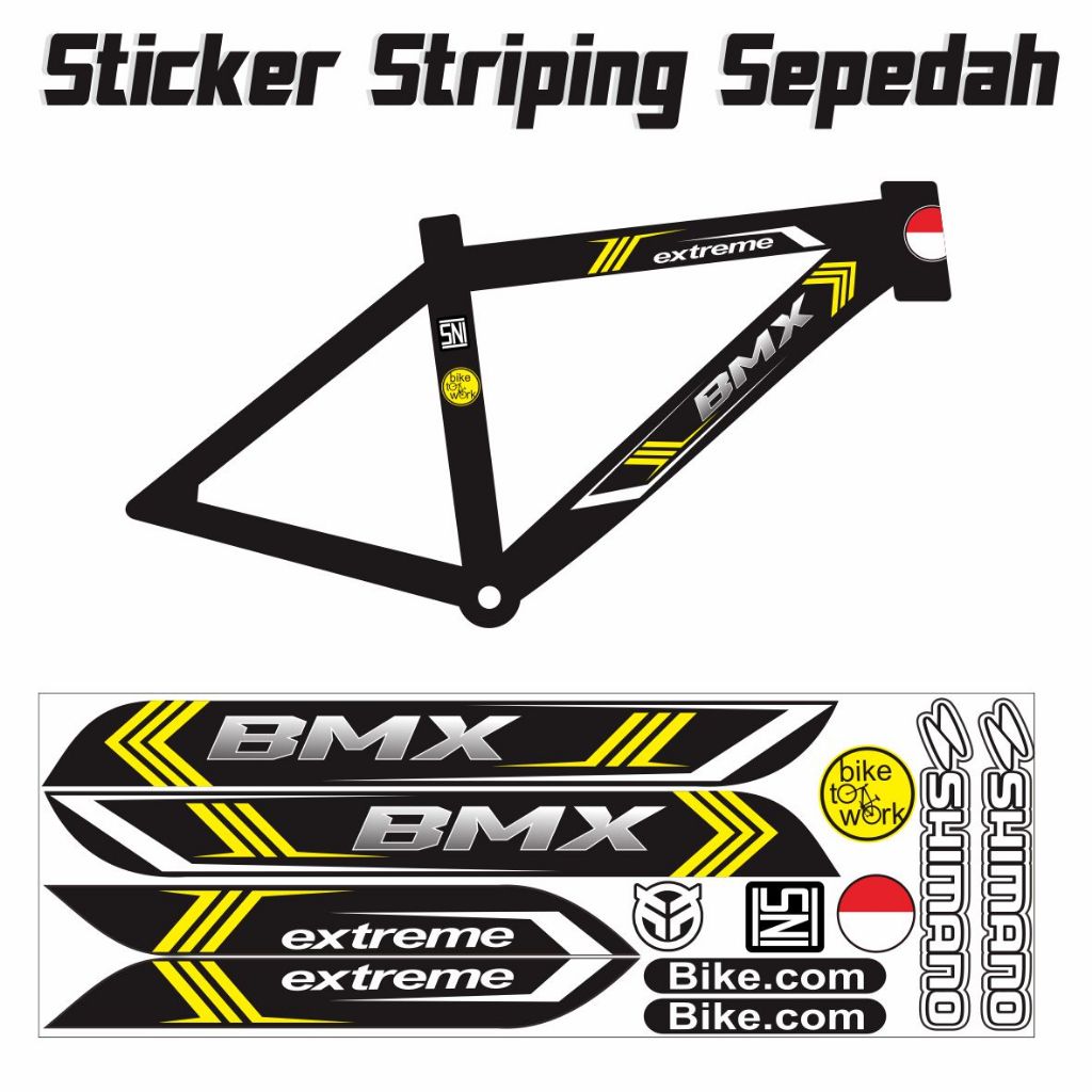 Jual STIKER STRIPING SEPEDAH BMX UNIVERSAL STIKER VARIASI STRIPING ...