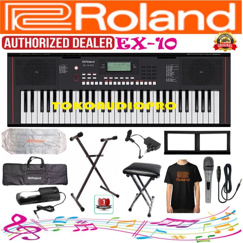 Jual Keyboard Roland E-X10 Portable Keyboard Roland EX-10 EX10 Arranger ...