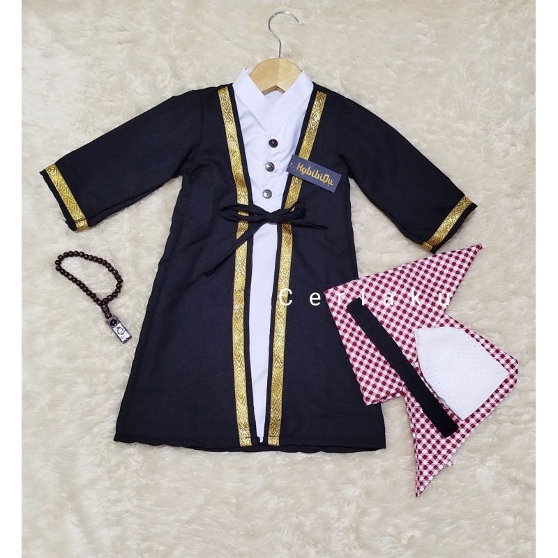 Jual GAMIS KOKO BAYI SET OUTER RAJA 0-2 TAHUN GAMIS KOKO JUBAH SULTAN ...