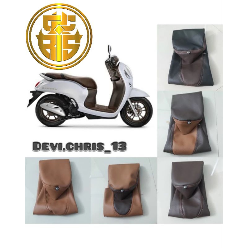 Jual COVER KULIT JOK WARNA COKLAT MBTECH SCOOPY FAZZIO GENIO FINO STYLO ...