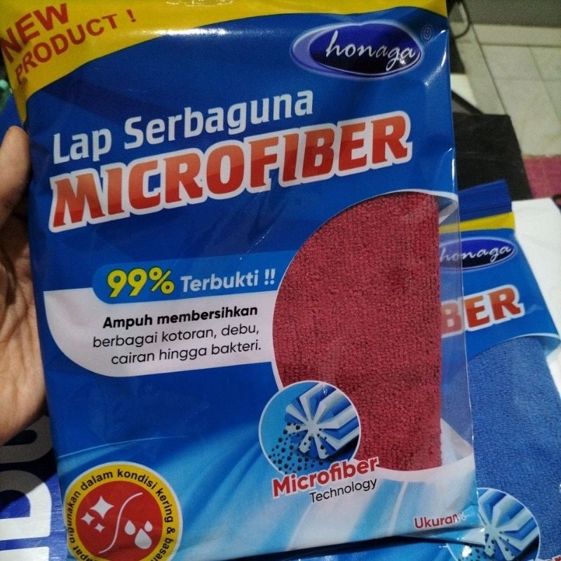 Jual Khusus REQUEST WARNA Microfiber Honaga 40x40 cm 320gsm, Lap ...