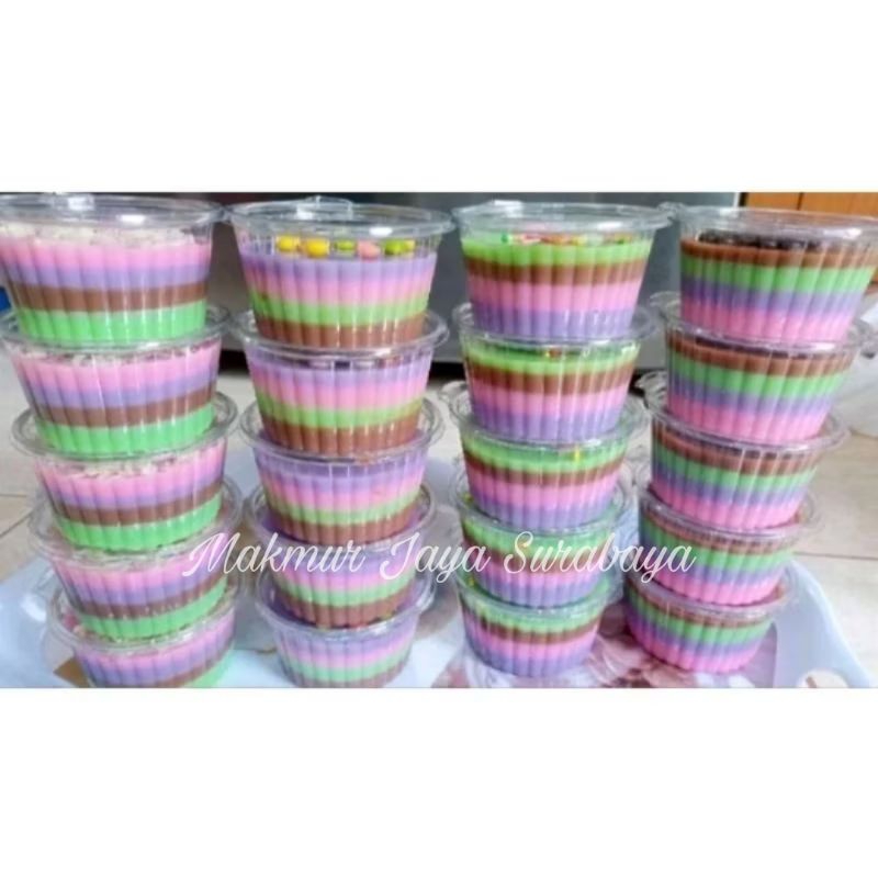 Jual (50 pcs) Cup Puding Belimbing 120 ml/Cup Jelly Ulir/Cup Agar-agar ...