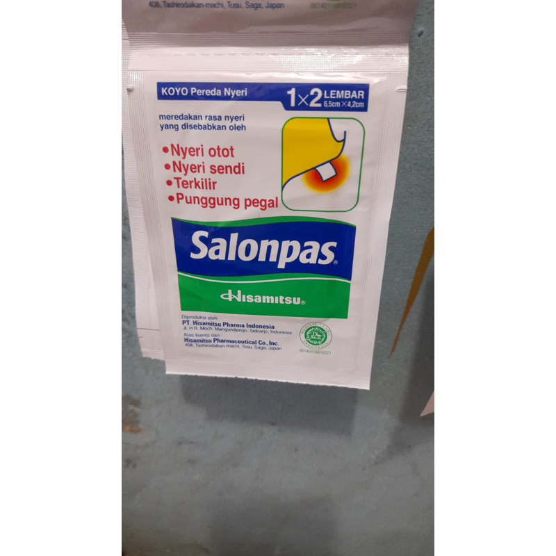 Jual SALONPAS KOYO 1 x 2 LEMBAR BIRU HISAMITSU NYERI OTOT PEGAL SAKIT ...