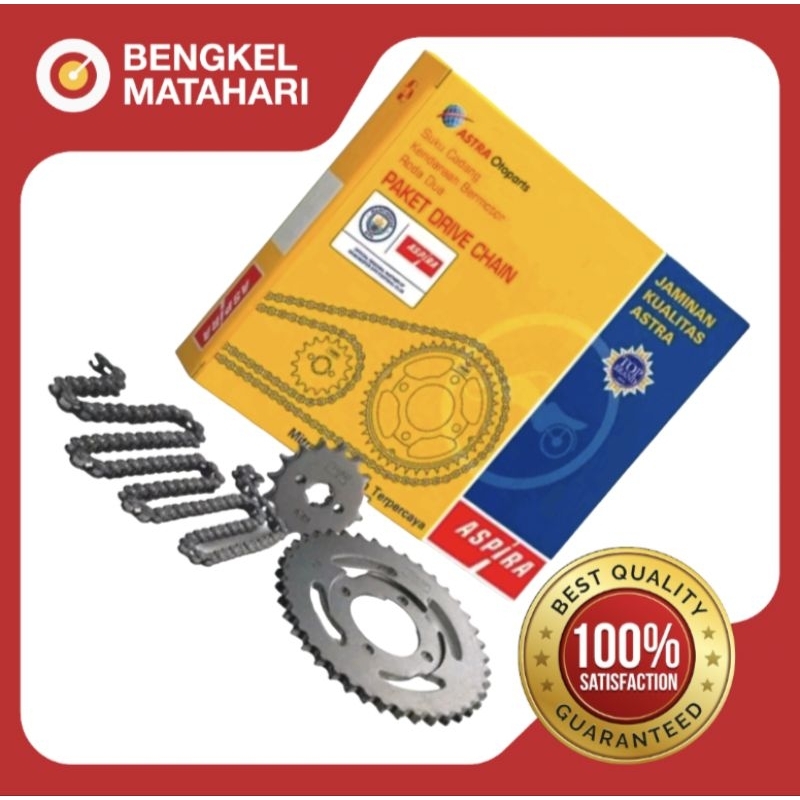 Jual GEARSET/GIRSET (K15) CB150R STREET FIRE, CBR150R MERK ASPIRA ...