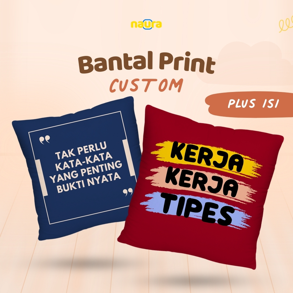 Jual Bantal Print Kata-Kata Motivasi Bantal Cetak custom | Shopee Indonesia
