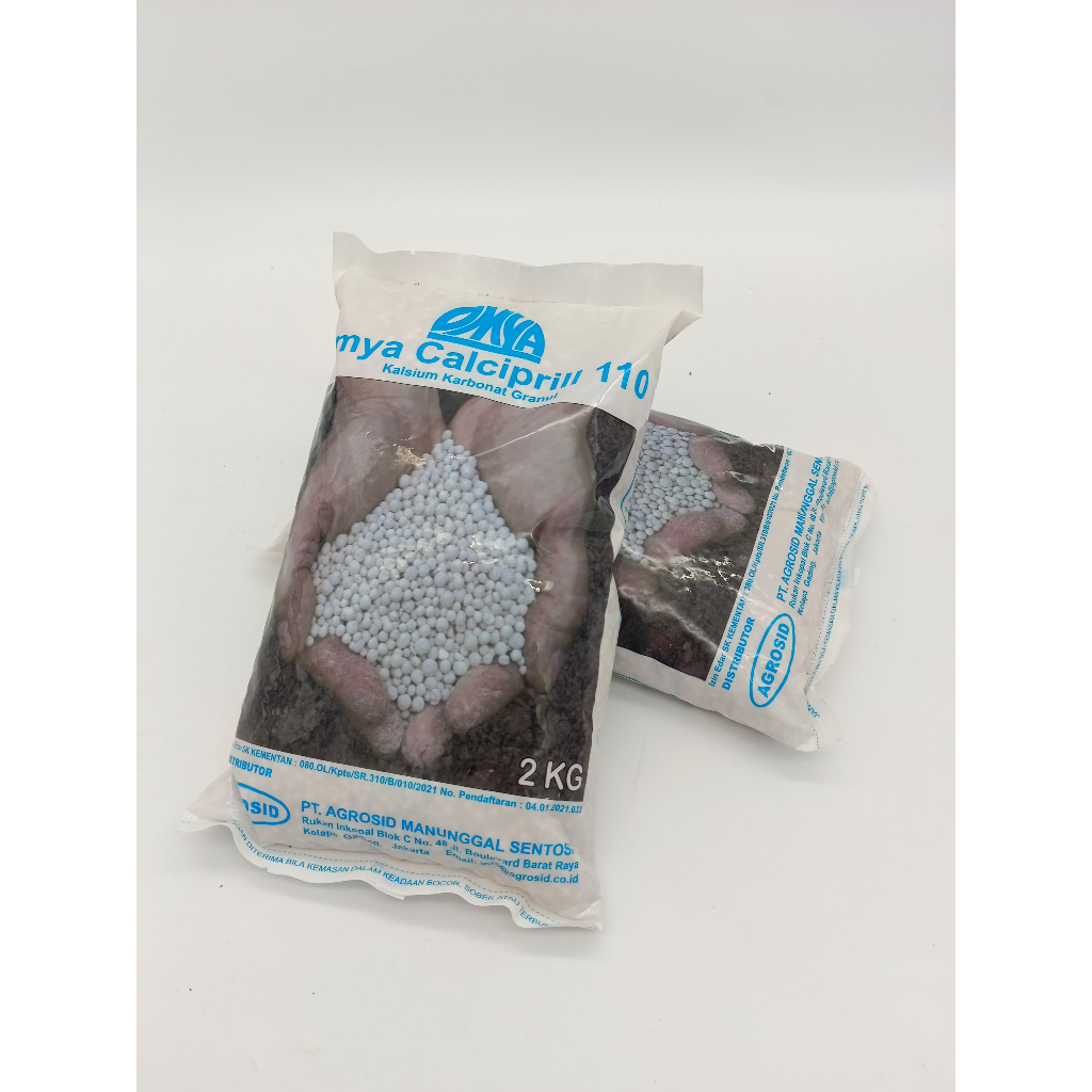 Jual COD PUPUK OMYA CALCIPRILL 2 KG KALSIUM KARBONAT GRANULASI GRATIS ...