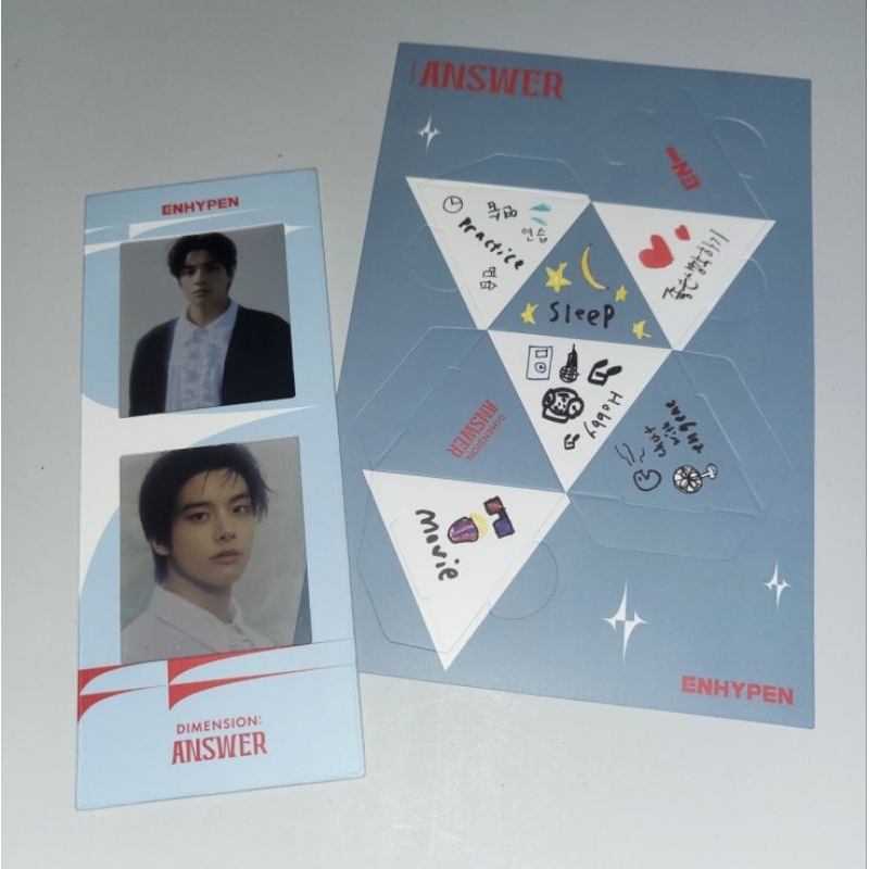 Jual Jake Enhypen Lenticular Card Dimension Answer Yet Version Album ...