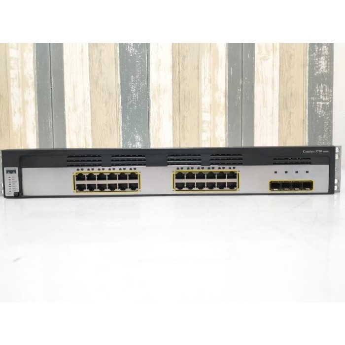 Jual Switch Cisco Catalyst 3750 Series WS-C3750G-24TS-S 4 Port SFP ...