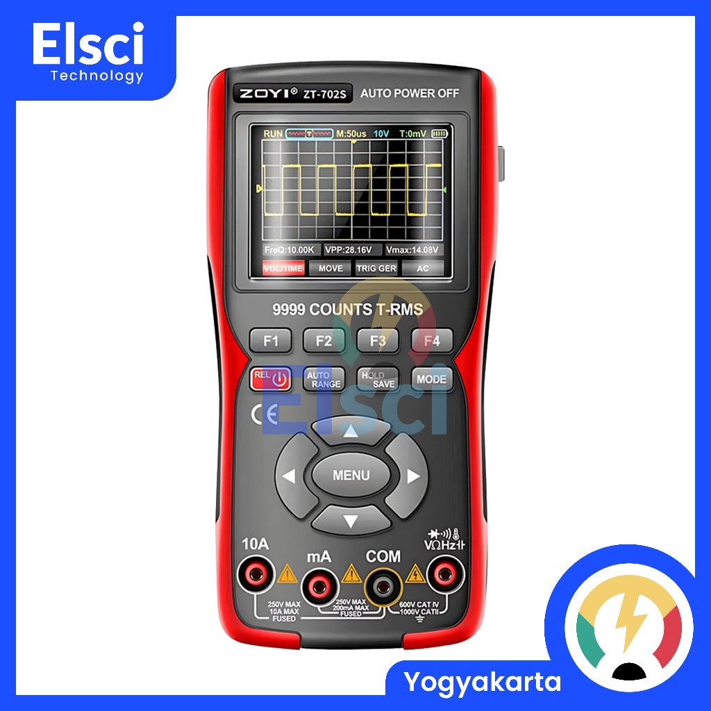 Jual Zoyi ZT-702S Digital Multimeter with Single Channel Oscilloscope | Shopee Indonesia