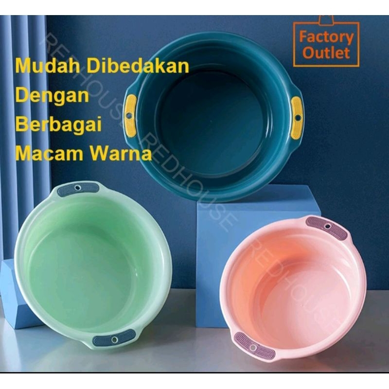 Jual BASKOM KUPING cuci sayuran Wadah sayur tahan panas mewah estetik ...
