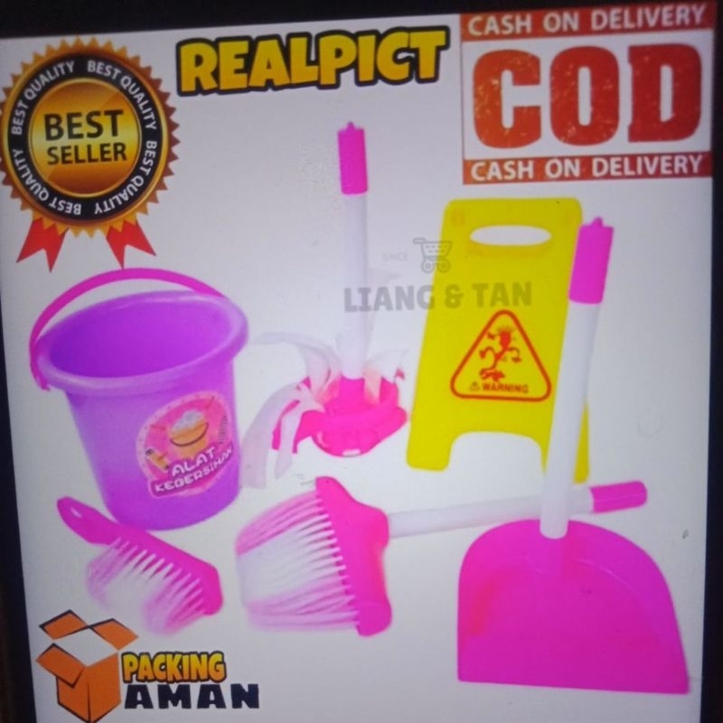 Jual (BISA COD) PROMO MAINAN ALAT KEBERSIHAN | Shopee Indonesia