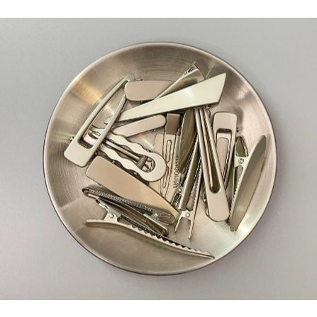 Jual Hairpin Silver Jepitan Rambut Korea Style DIY | Jepitan Resin Clay ...