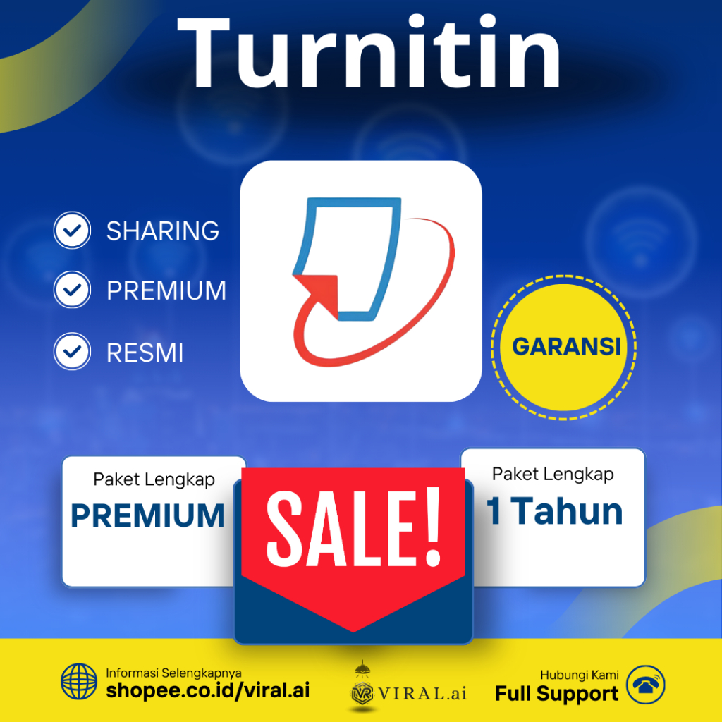 Jual TURN1T1N - Lindungi integritas akademik dengan solusi pendeteksi ...