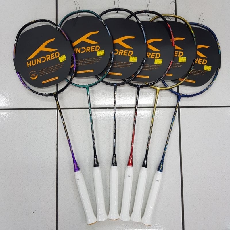 Jual Raket Racket Badminton Bulutangkis Bulu Tangkis Hundred Shadow ...