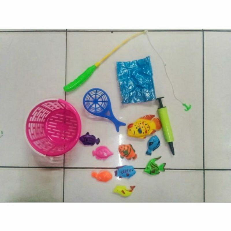 Jual MAINAN ANAK Pancing ikan dan kolam pancing Ikan magnet SS 1391 ...