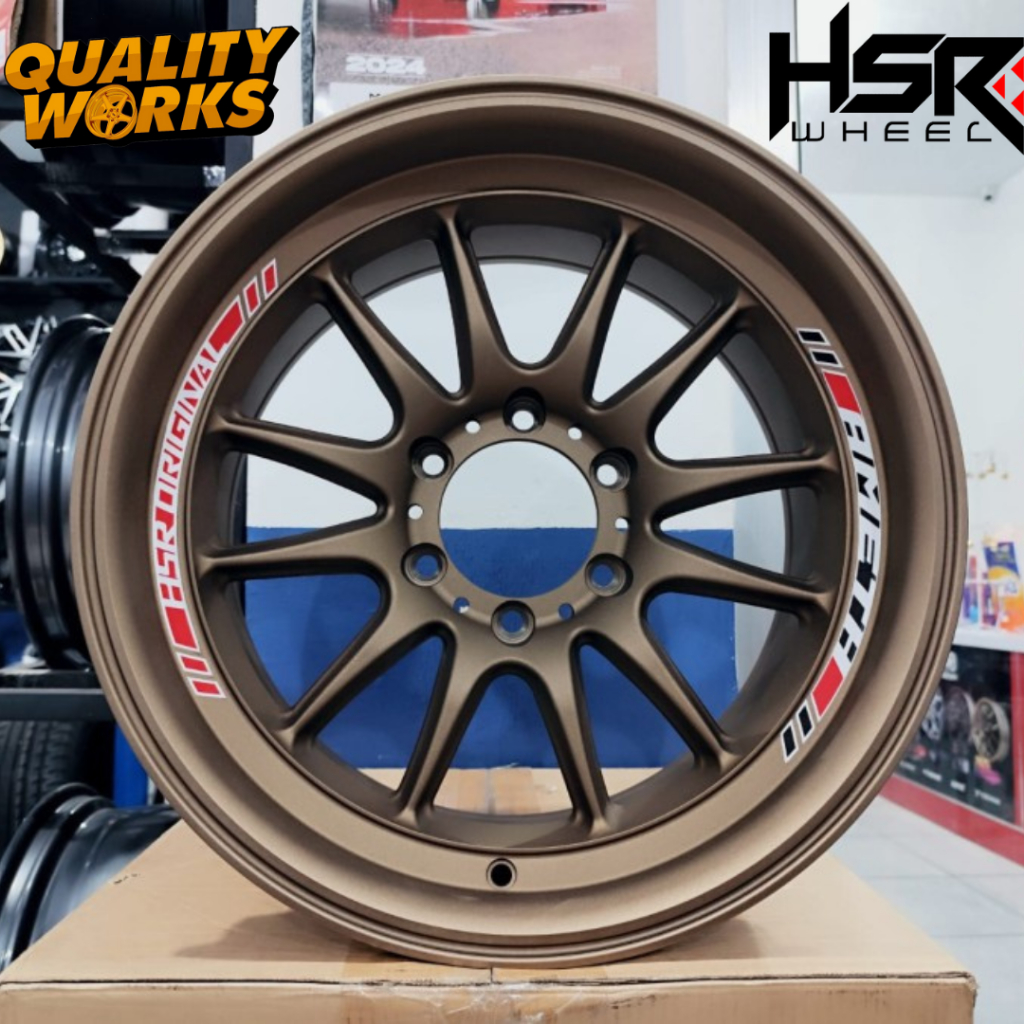 Jual Velg Hsr R18 Inch Lebar 9,5 Pcd 6x139,7 Veleg Hsr Ameth Ring 18 ...
