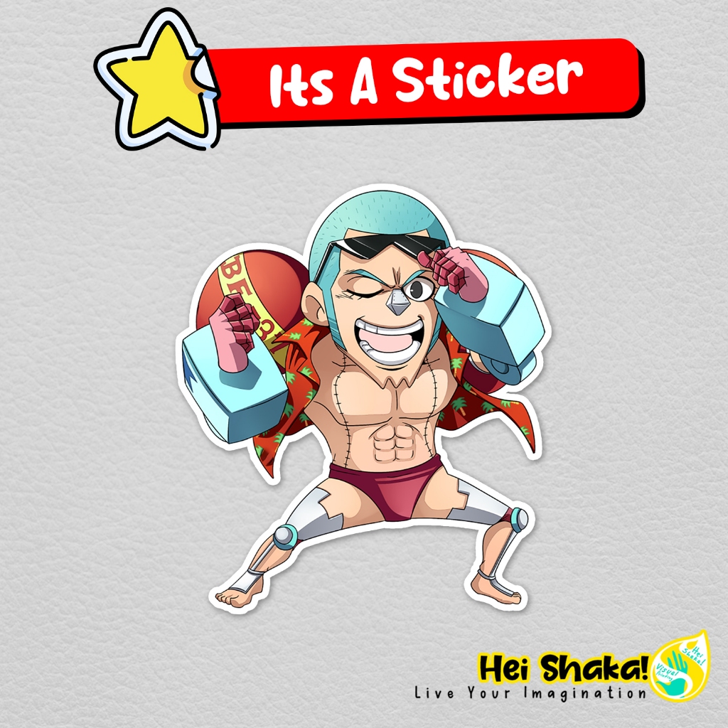 Jual Stiker Franky Cutty Flam Chibi Sticker Vinyl Anime Manga Jepang ...