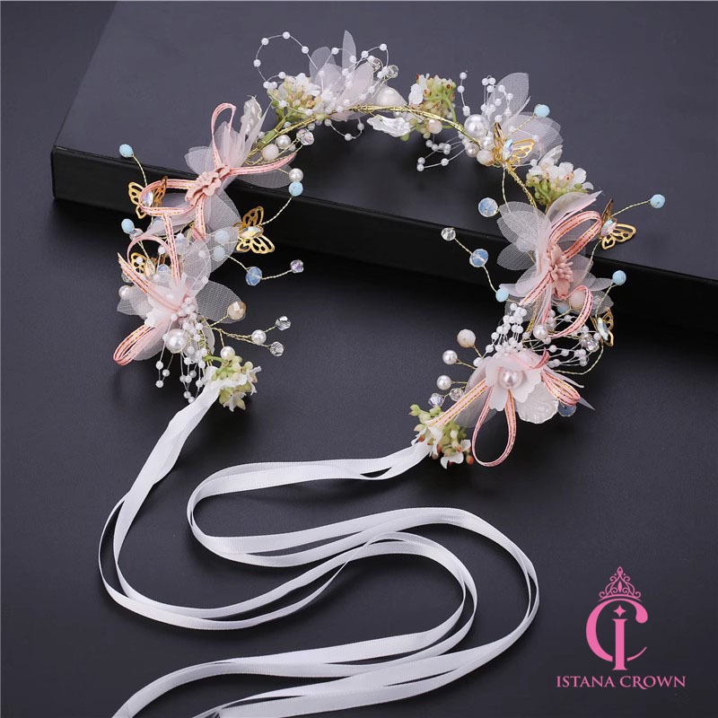 Jual Flowly Mahkota Bunga Mutiara - Headpiece Hiasan Hijab / Kepala ...
