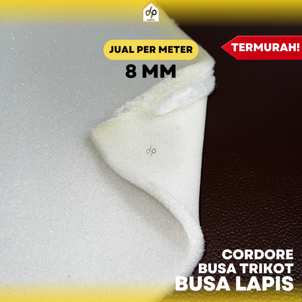 Jual BUSA LAPIS/BUSA TRICOT 8MM (per meter) | Shopee Indonesia