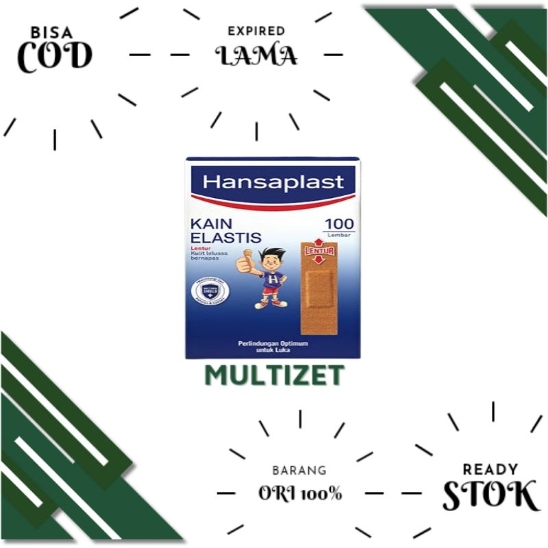 Jual Hansaplast / Plaster Kain Isi 100 / Plaster Luka | Shopee Indonesia