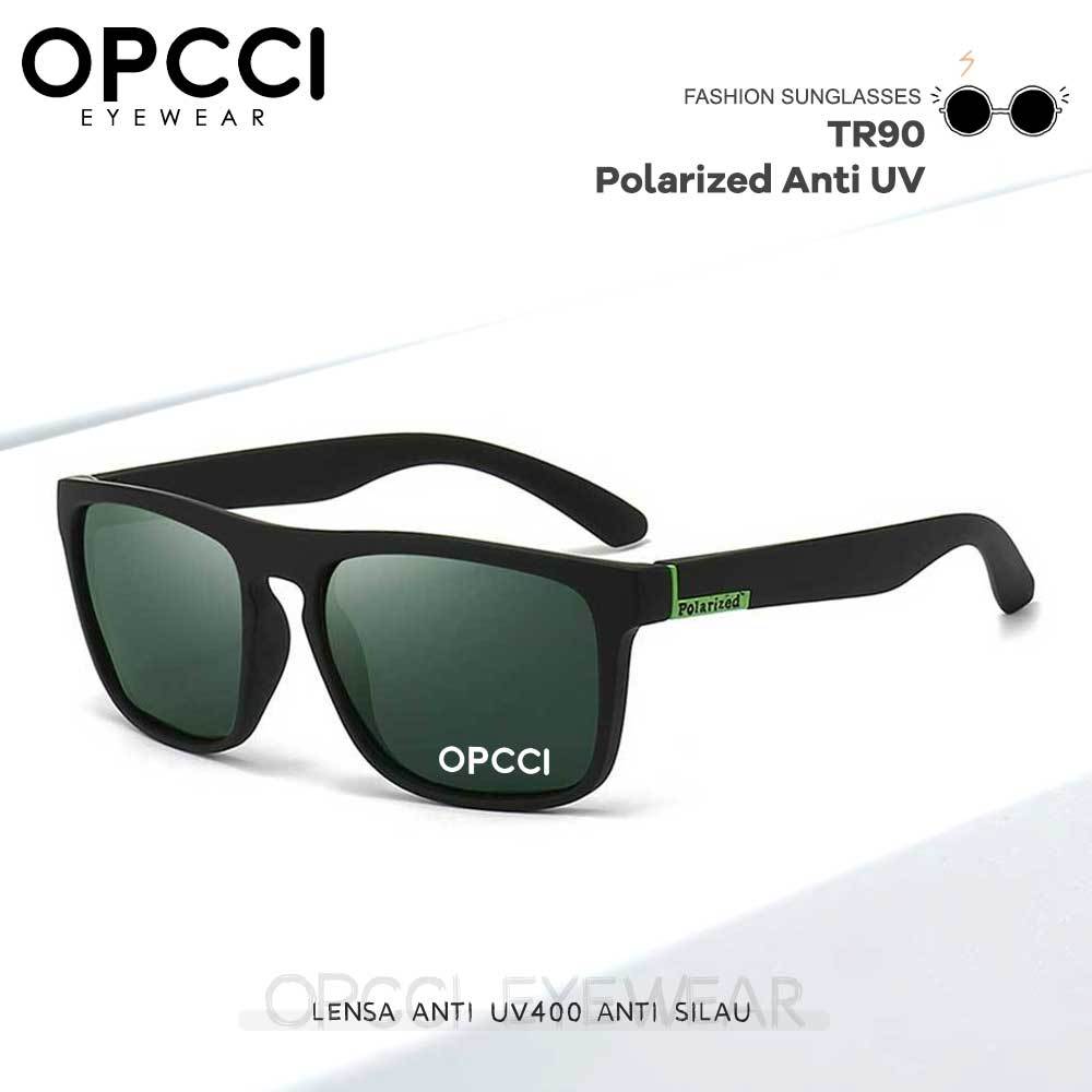 Jual Opcci Kacamata Hitam Polarized Anti UV 400 Anti SilauKotak Bahan TR90 Ringan Kokoh Fashion ...