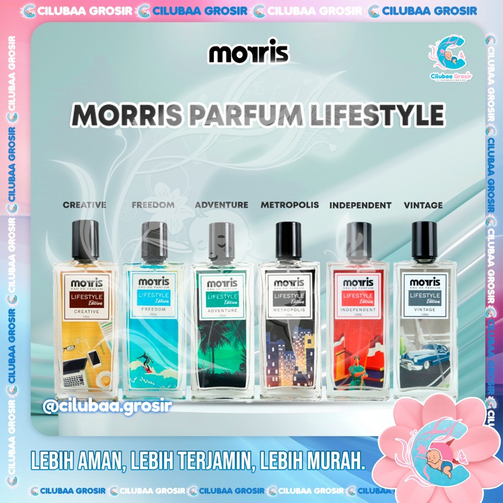 Jual Morris Parfum Cowok Lifestyle Edition EDP 100mL | Shopee Indonesia
