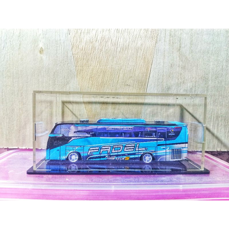 Jual Miniatur bus basuri RATU PANDORA JET BUS 5 ASYROF Skala 1/87 Ala ...