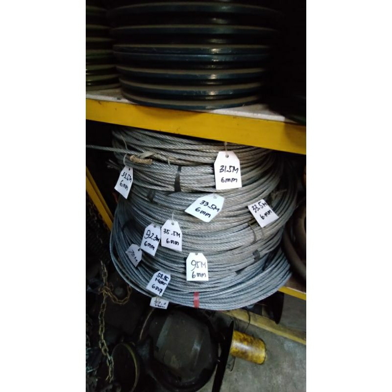 Jual 10 meter SLING/KAWAT SLUNG SERABUT /SLING KAWAT GALVANIS SERABUT ...