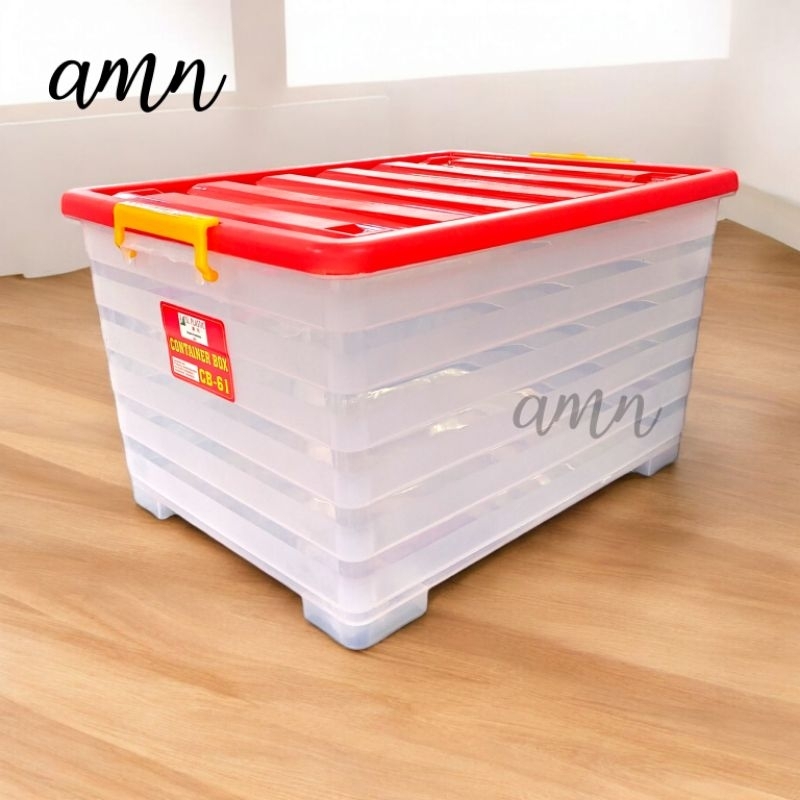 Jual Box Container 61 Liter + Roda SLP - Kontainer Box Plastik ...