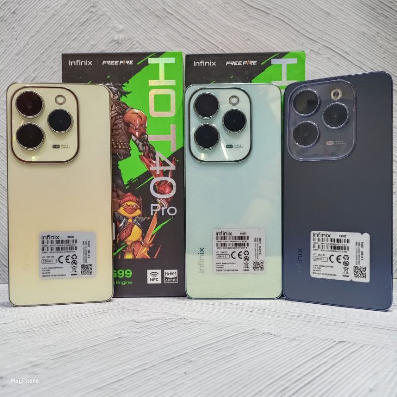 Jual Infinix Hot 40 Pro 12/256 GB Handphone Second Bekas Fullset ...